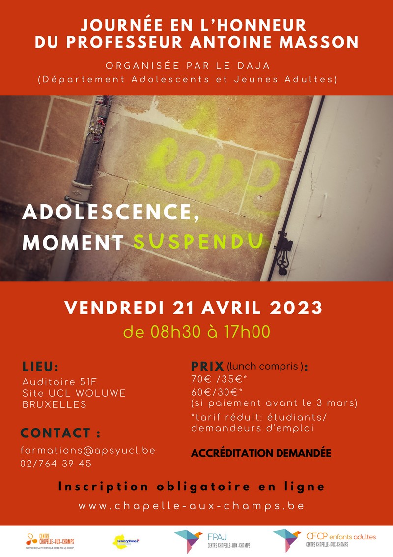 ARPP Adolescence, Moment Suspendu... Journée d'études en l'honneur du ...